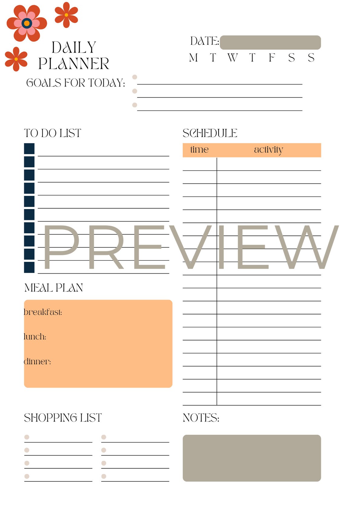 In My Organised Mum Era Planner, Daily Planner, Organiser, Digital ...
