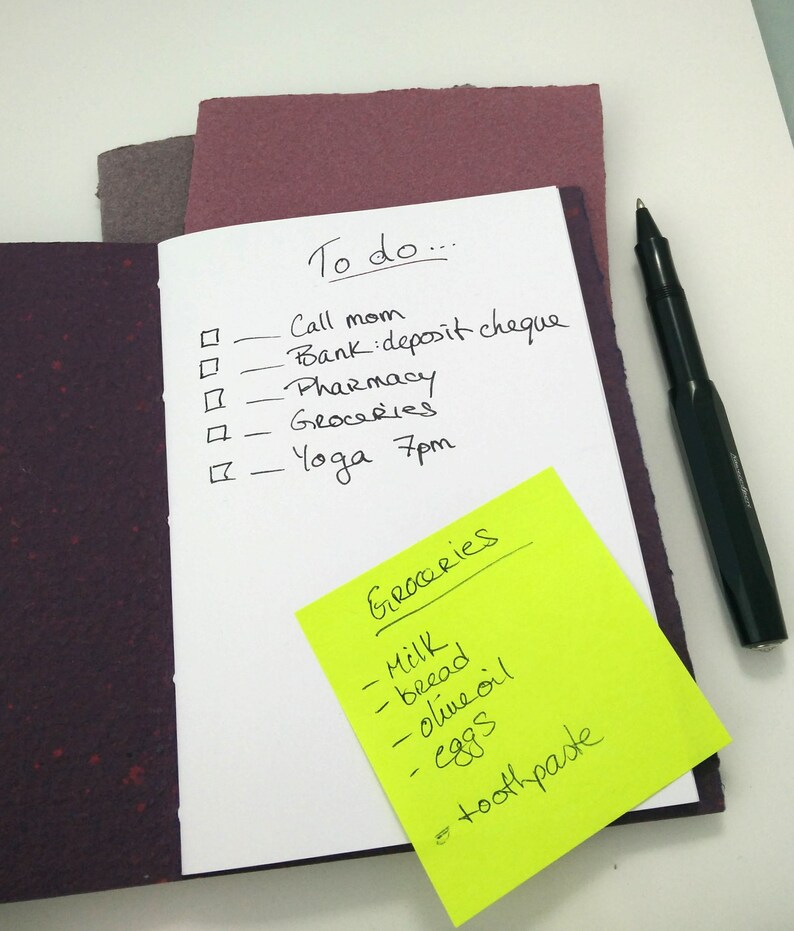 Single Small Notebooks Blank Refill Sets Traveler Notebook - Etsy