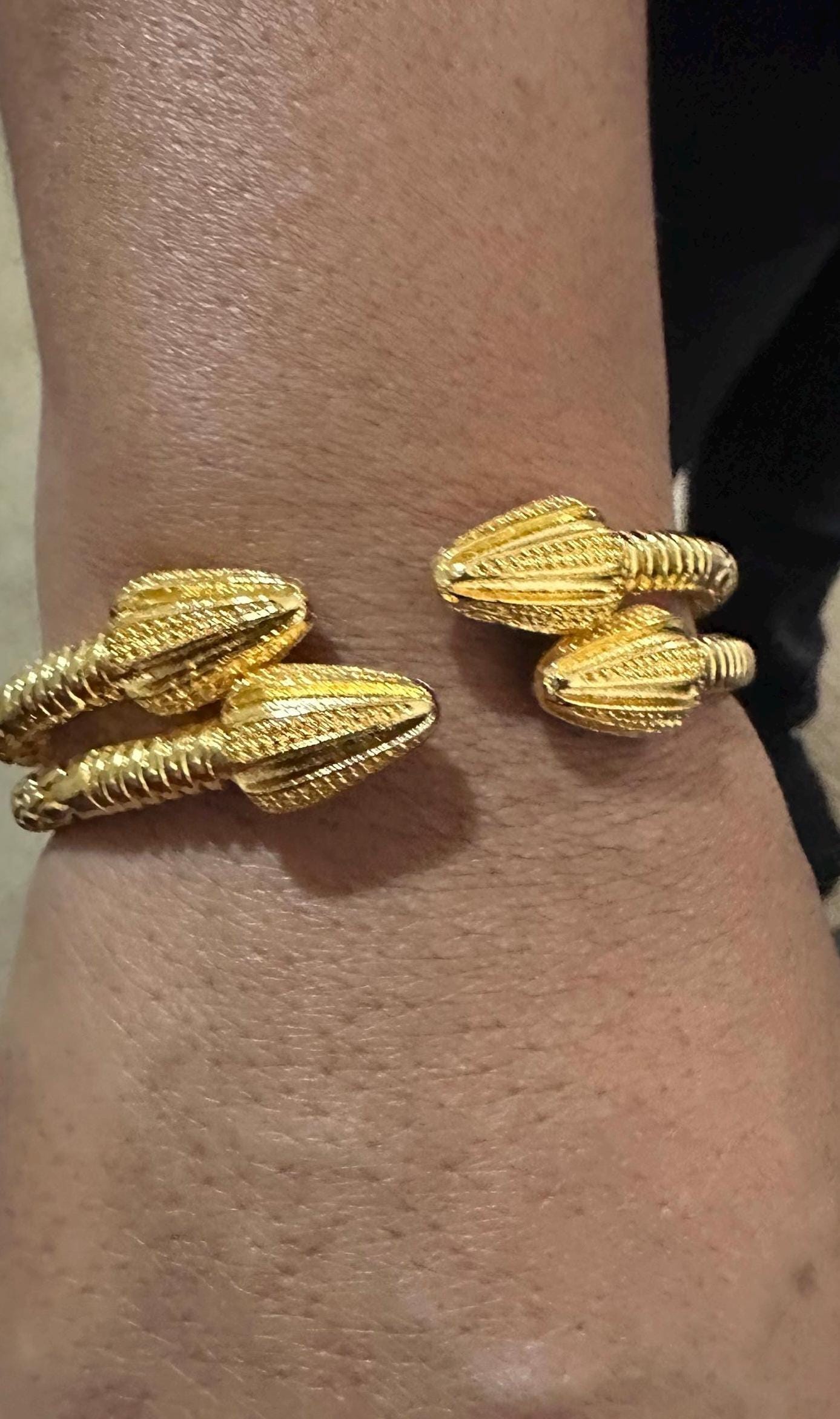 One (1) 24k Fashion Indian Jamaican Caribbean Guyanese Dubai Bangles ...