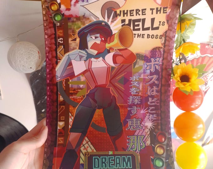 Ena Dream Bbq Fanmade Poster 21cm×29cm/ Glossy Effect - Etsy