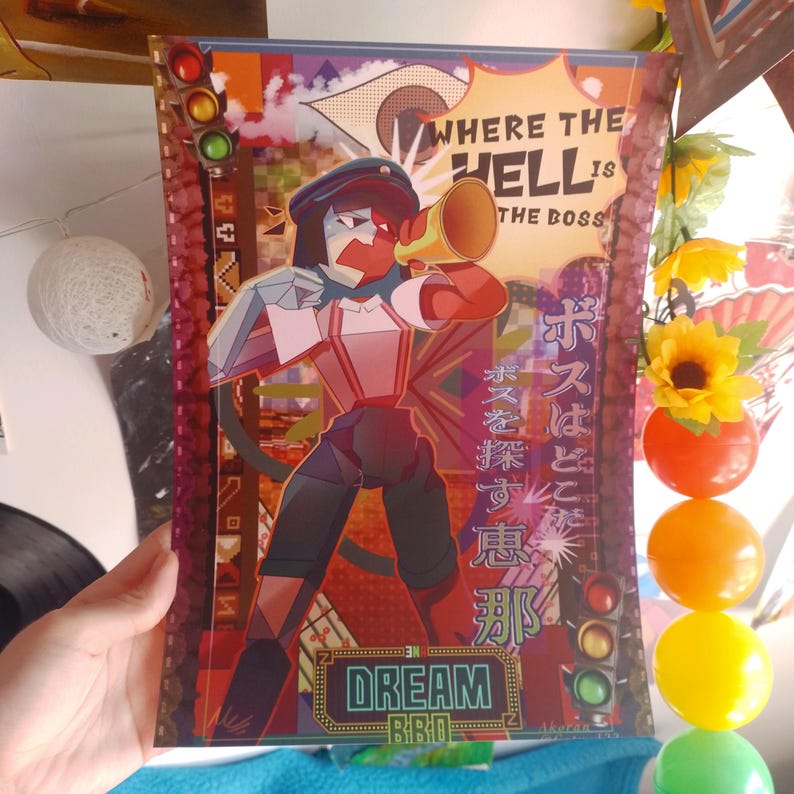 Ena Dream Bbq Fanmade Poster 21cm×29cm/ Glossy Effect - Etsy