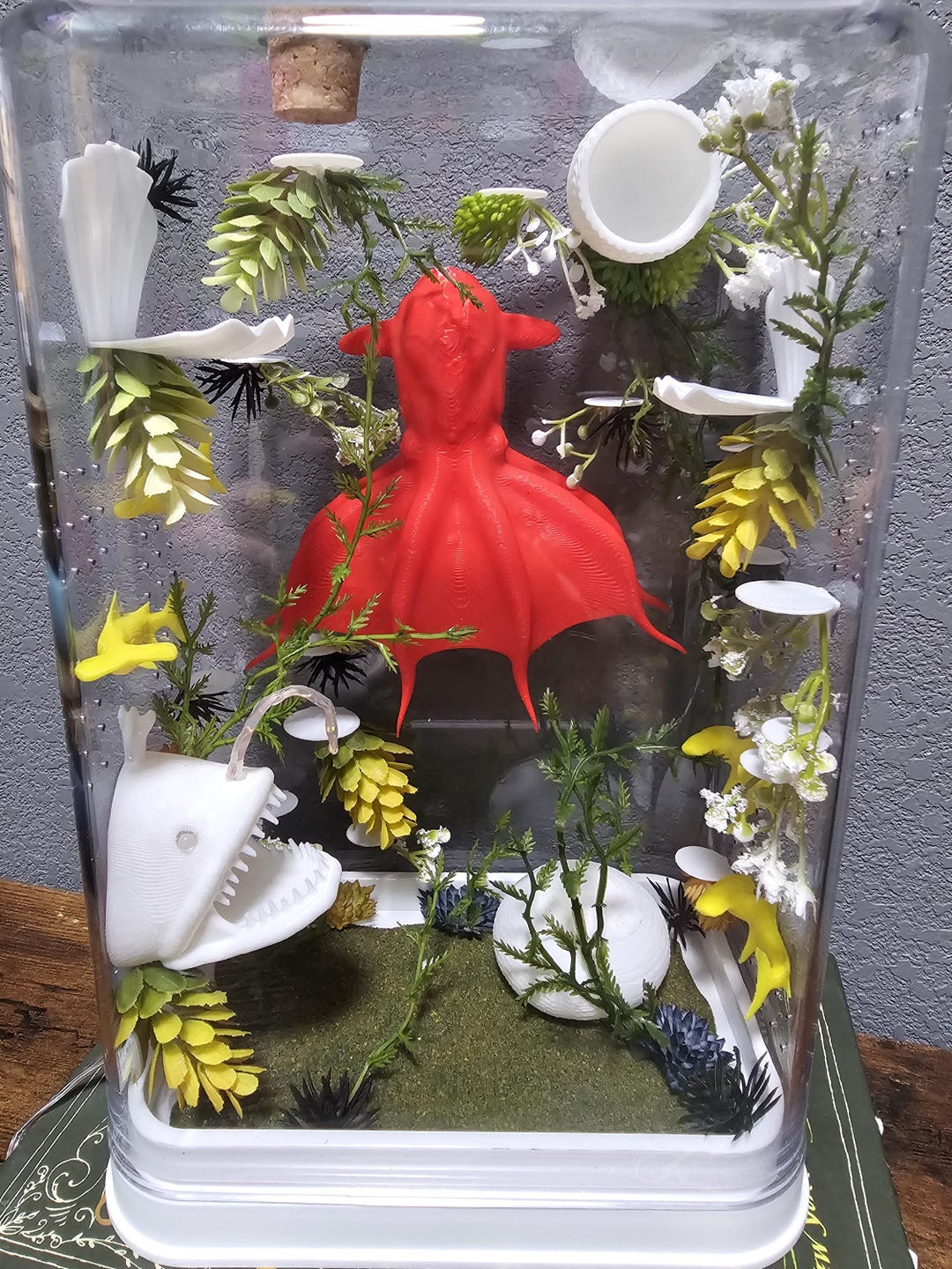 Vampire Squid Themed Jumping Spider Home - Etsy