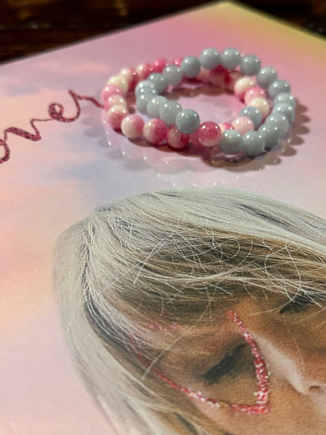 Taylor Swift Lover Soul Mate Bracelets. Both Bracelets Included. Pink ...