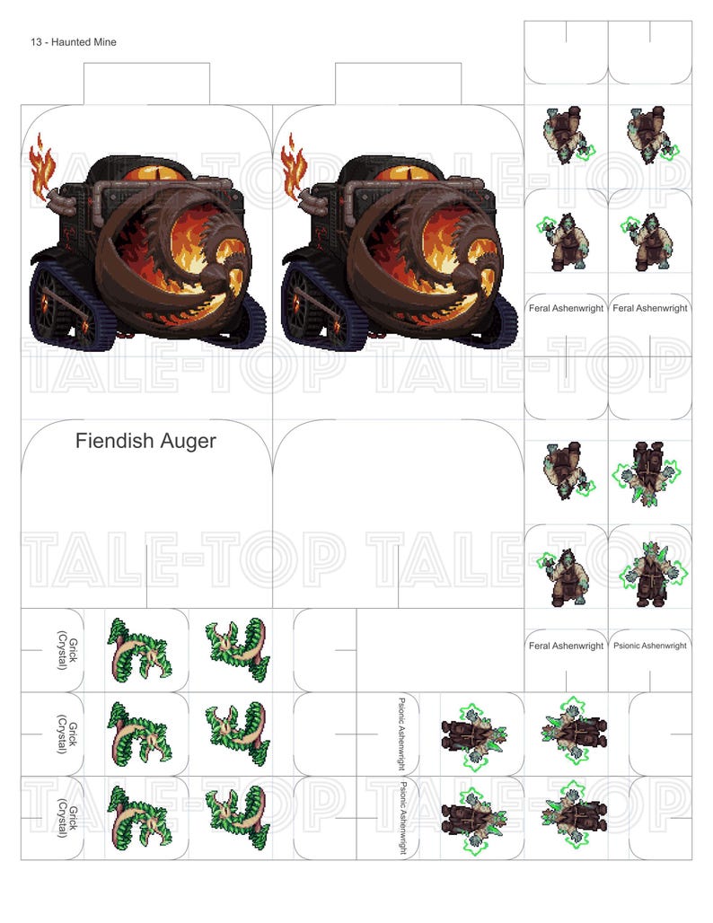 Shattered Obelisk - Complete Set of Printable Miniature Standees for ...