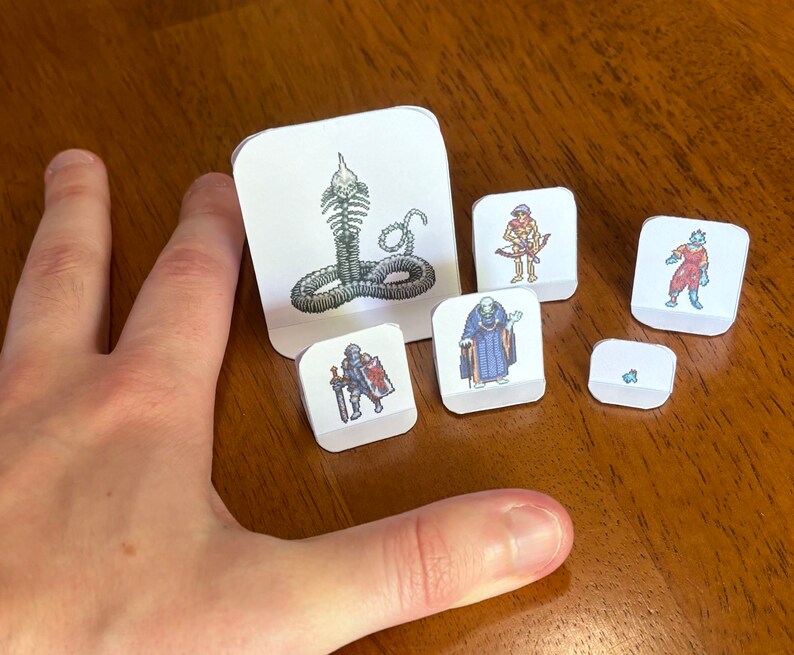 Printable Miniature Standees for Dnd - Undead - Etsy