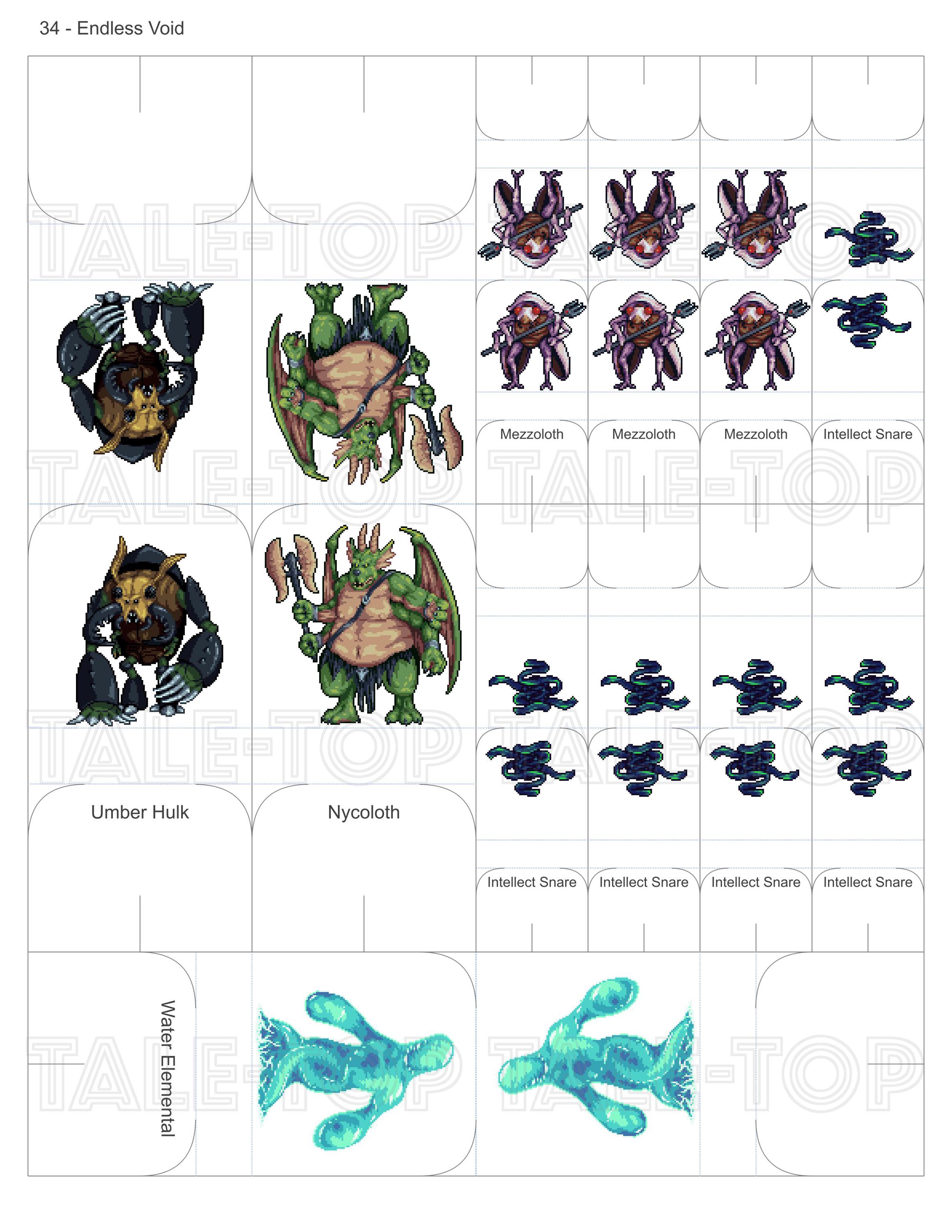 Shattered Obelisk - Complete Set of Printable Miniature Standees for ...