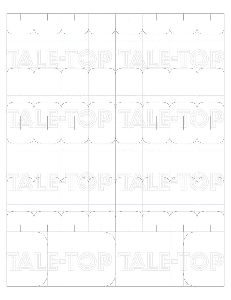 DIY Printable Miniature Standee Template for Dnd and More - Create Your ...