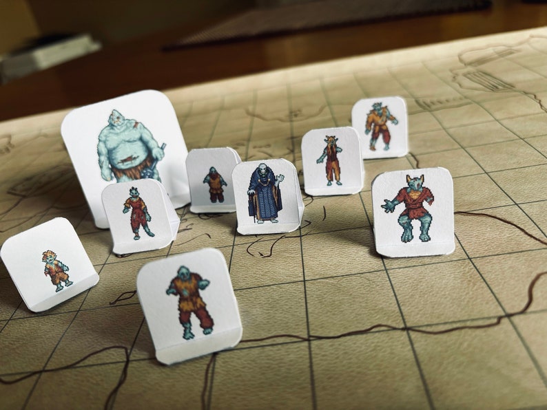 Printable Miniature Standees for Dnd - Undead - Etsy