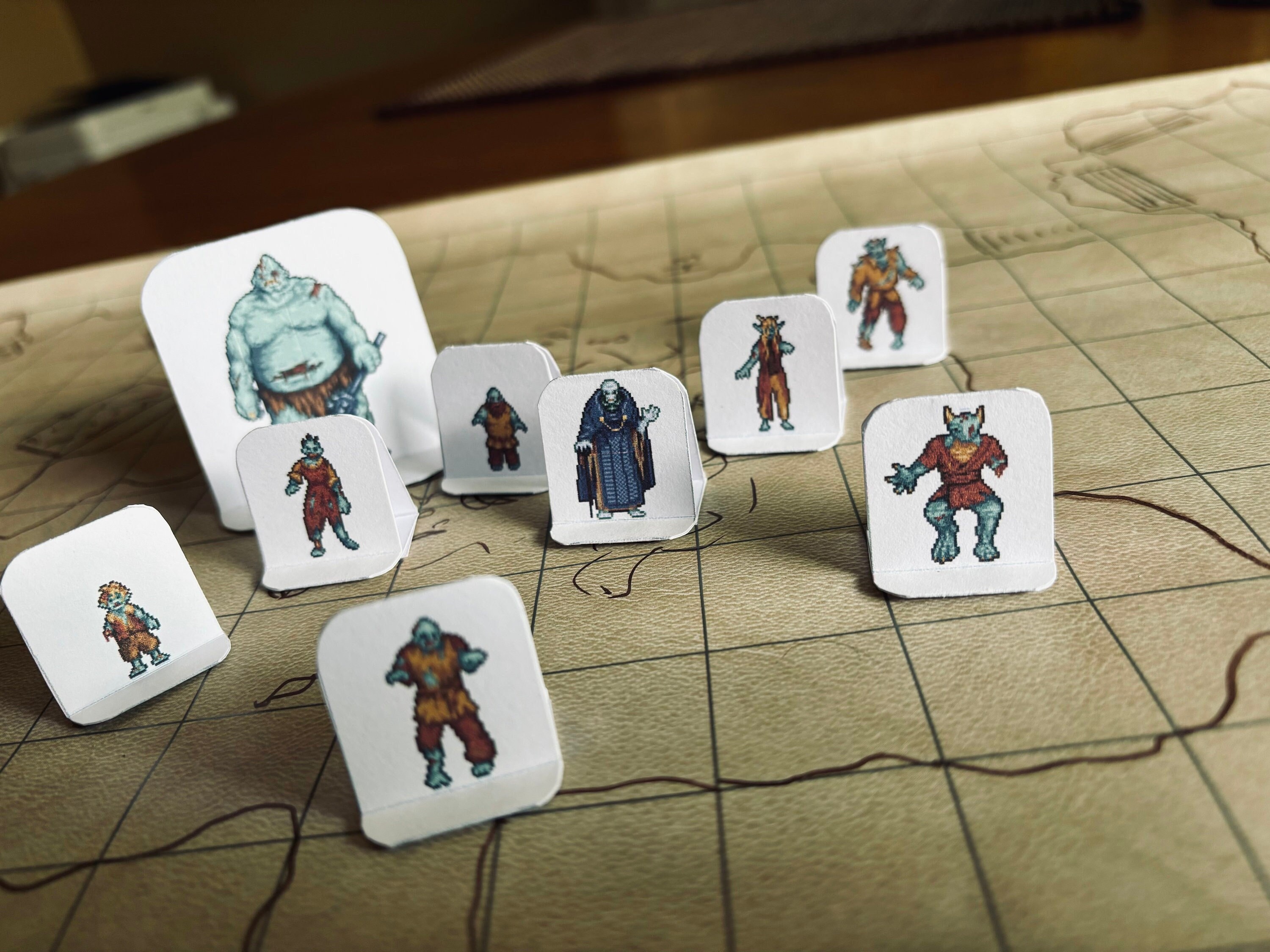 Printable Miniature Standees for Dnd - Undead - Etsy
