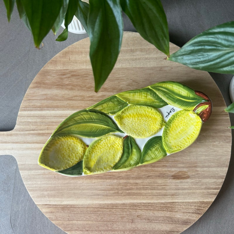 Lemon Platter Italy - Etsy