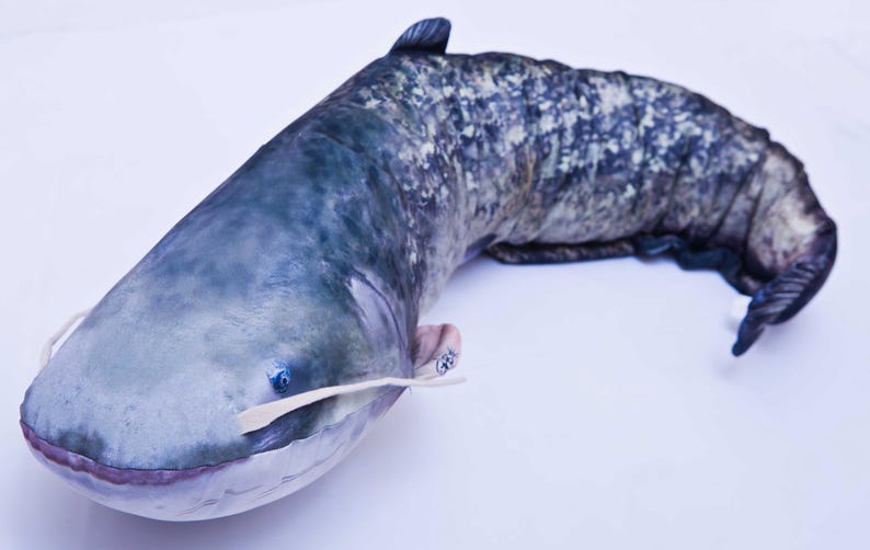 CATFISH Fish Pillow – Handsewn, Photorealistic, and Amazingly ...