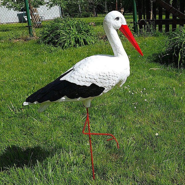 Stork Statue for Garden - Etsy