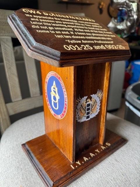 Mini Podium Plaque - Etsy