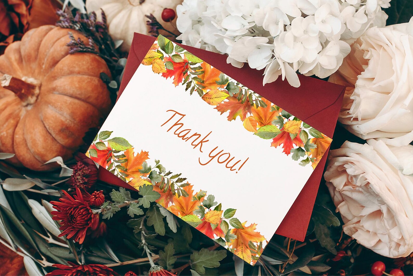 Fall Leaves Clipart. Watercolor Autumn Wreath. Autumn Foliage Clip Art ...