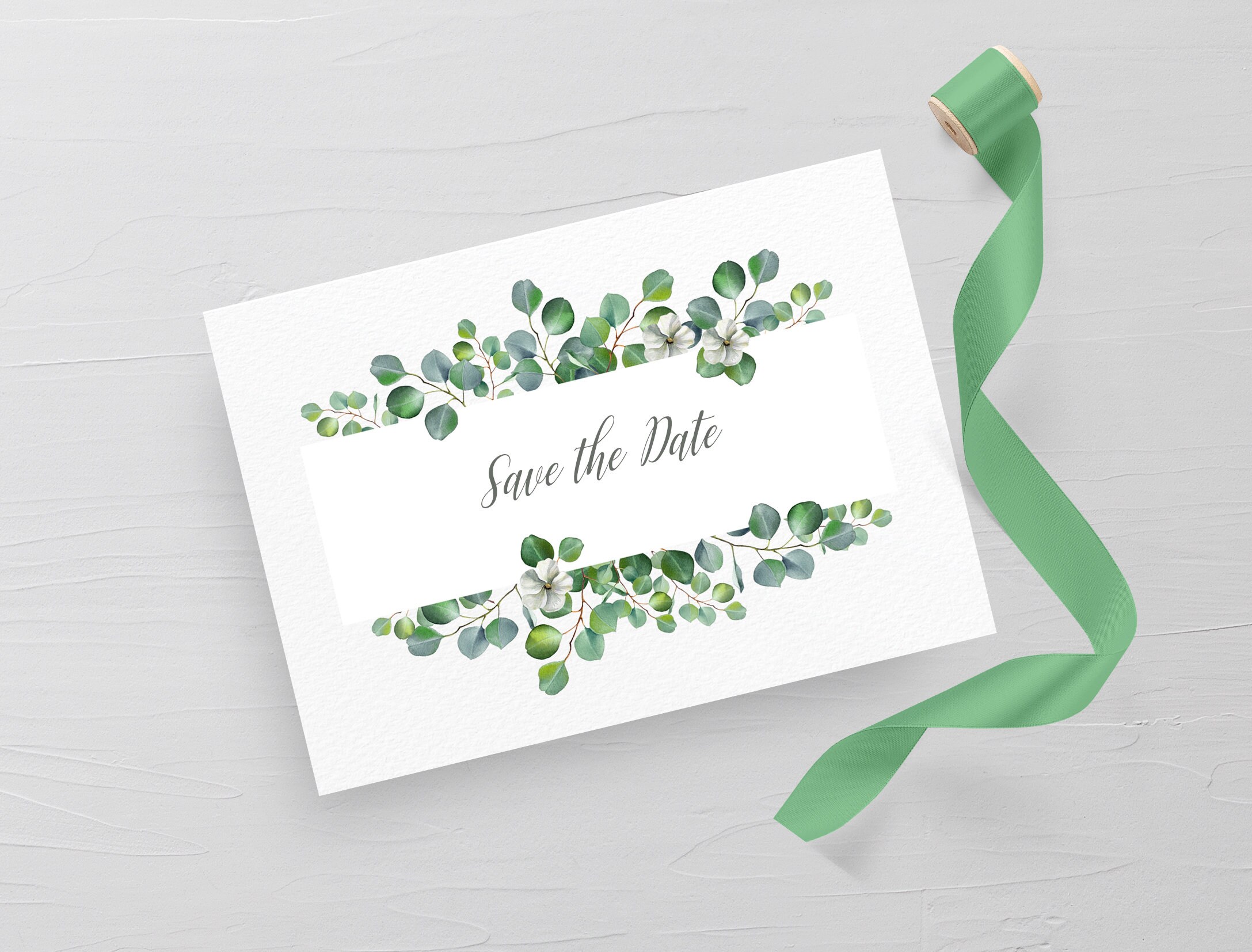 Watercolor Eucalyptus Border Clipart. Greenery Frame PNG. Green Branch ...