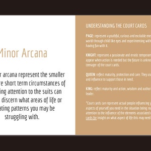 Tarot 101 Guide With Suit Breakdowns and Card by Card Interpretations - Etsy