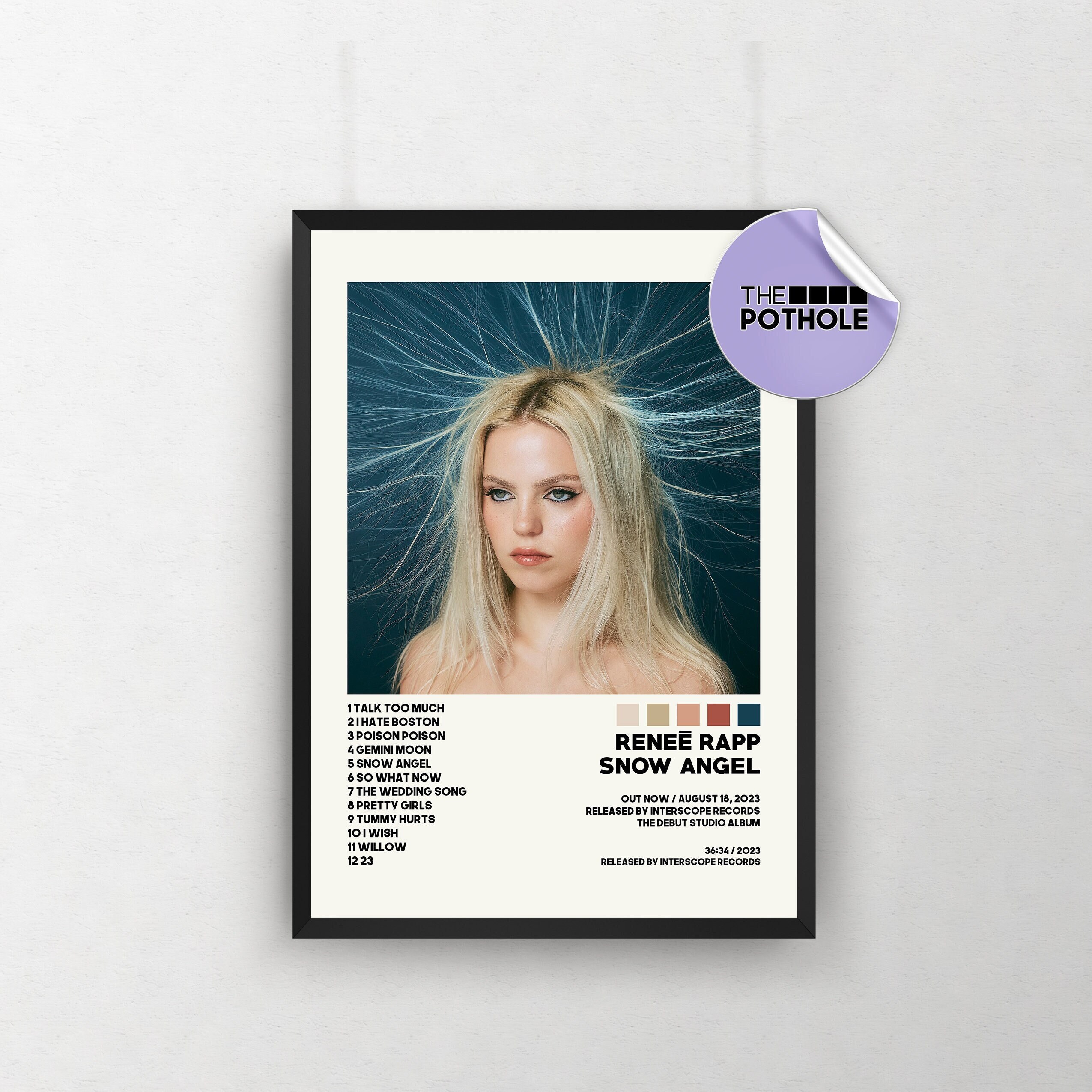 Reneé Rapp Posters / Snow Angel Poster / Album Cover Poster, Poster ...