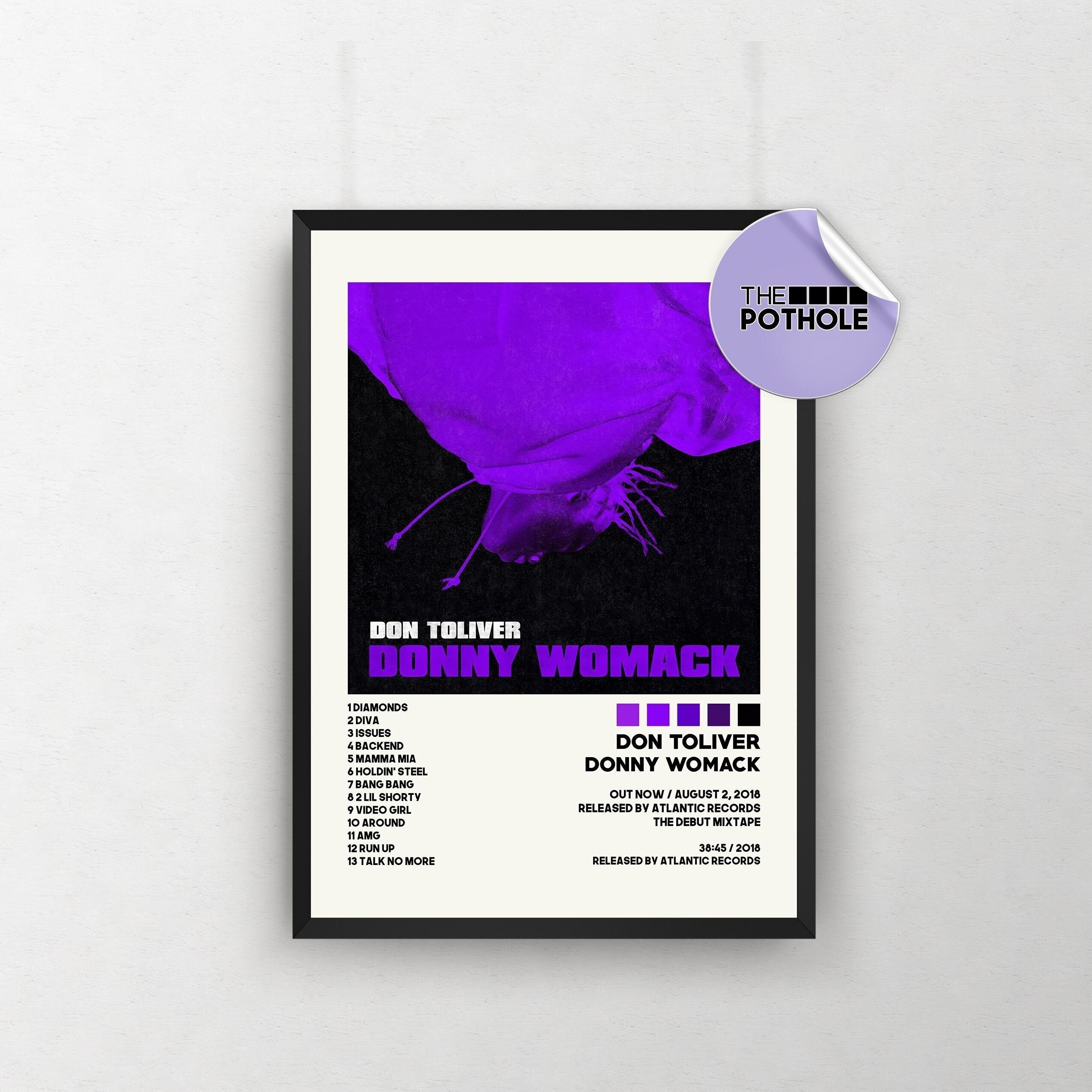 Don Toliver Posters / Donny Womack Poster, Tracklist Album Cover Poster ...