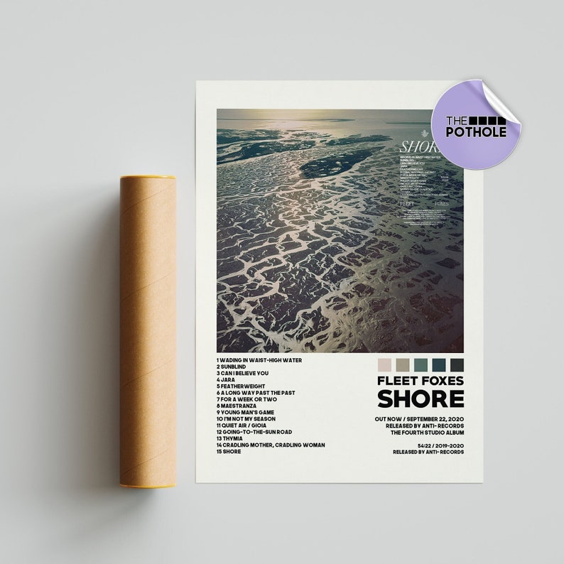 Fleet Foxes Posters / Shore Poster / Fleet Foxes, Shore, Album Cover ...