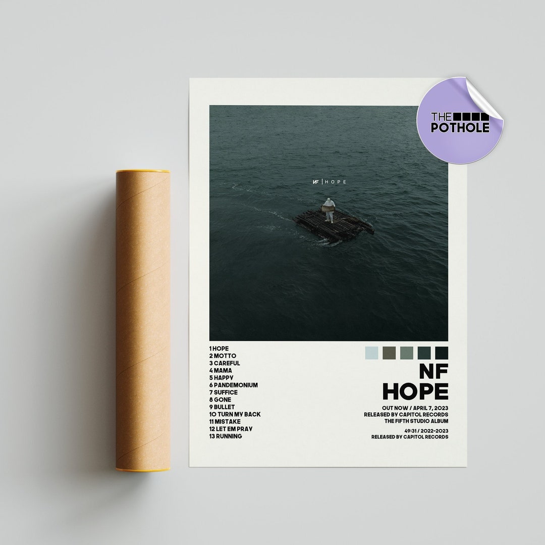 NF Posters, Hope Poster, NF, Hope, Album Cover Poster, Poster Print ...