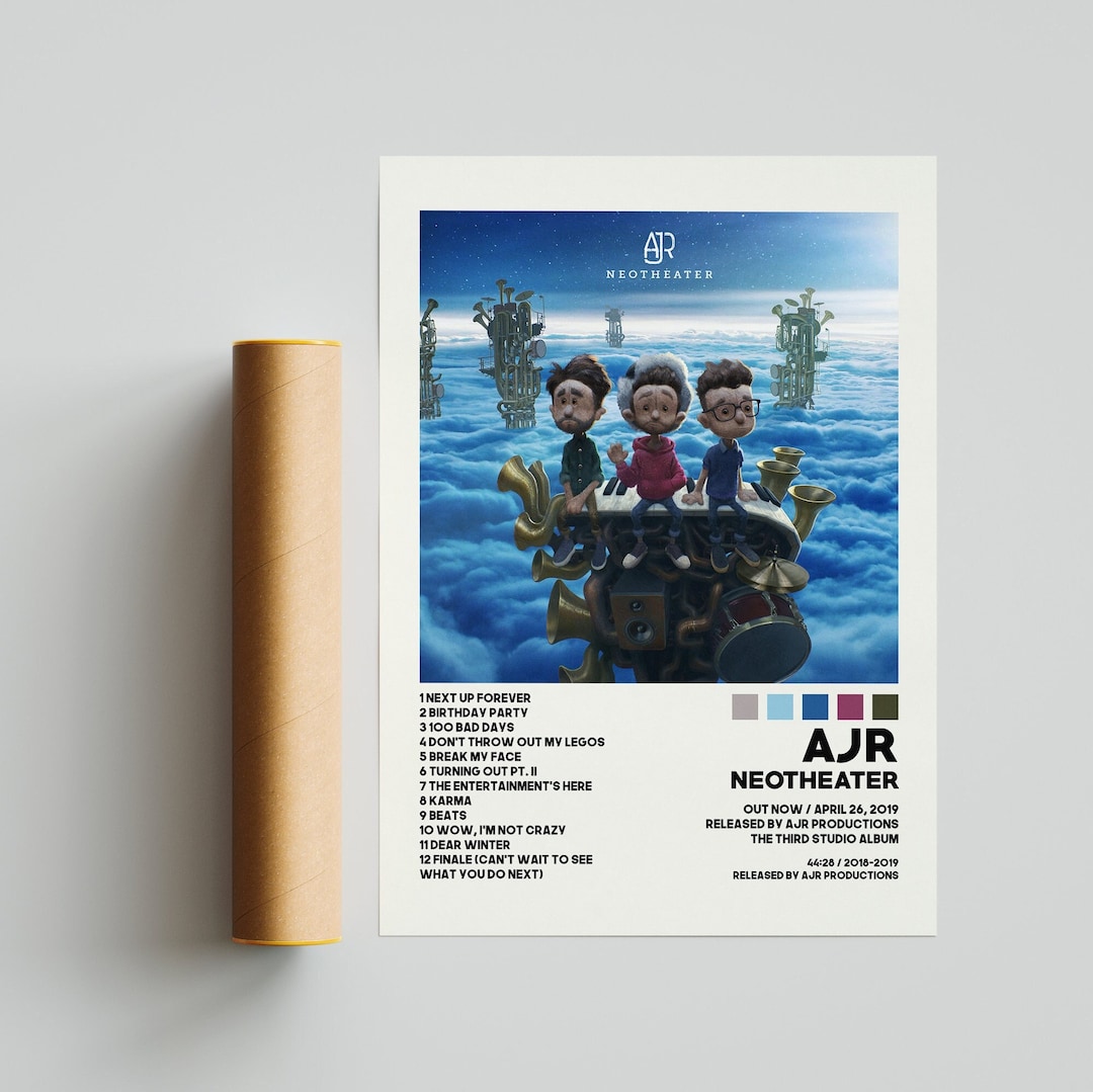 AJR Posters / Neotheater Poster / Album Cover Poster, Poster Print Wall ...
