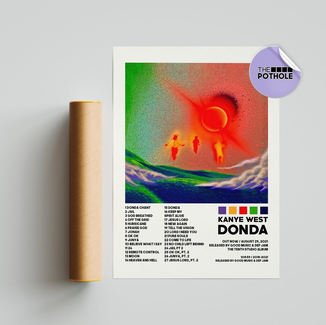 Kanye West Poster / Donda Poster / Album Cover Poster Poster Print Wall ...