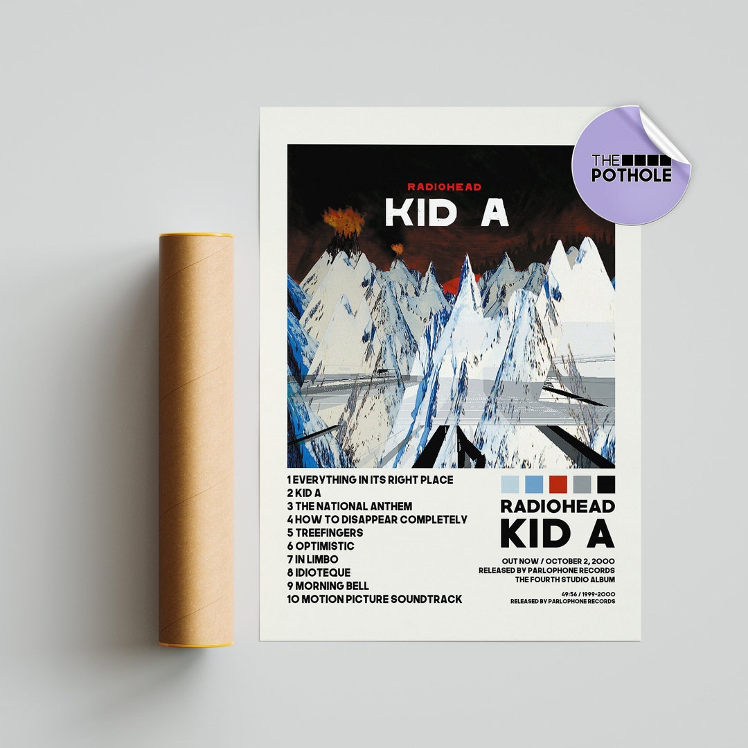 Radiohead Posters / Kid A Poster / Album Cover Poster, Print Wall Art ...