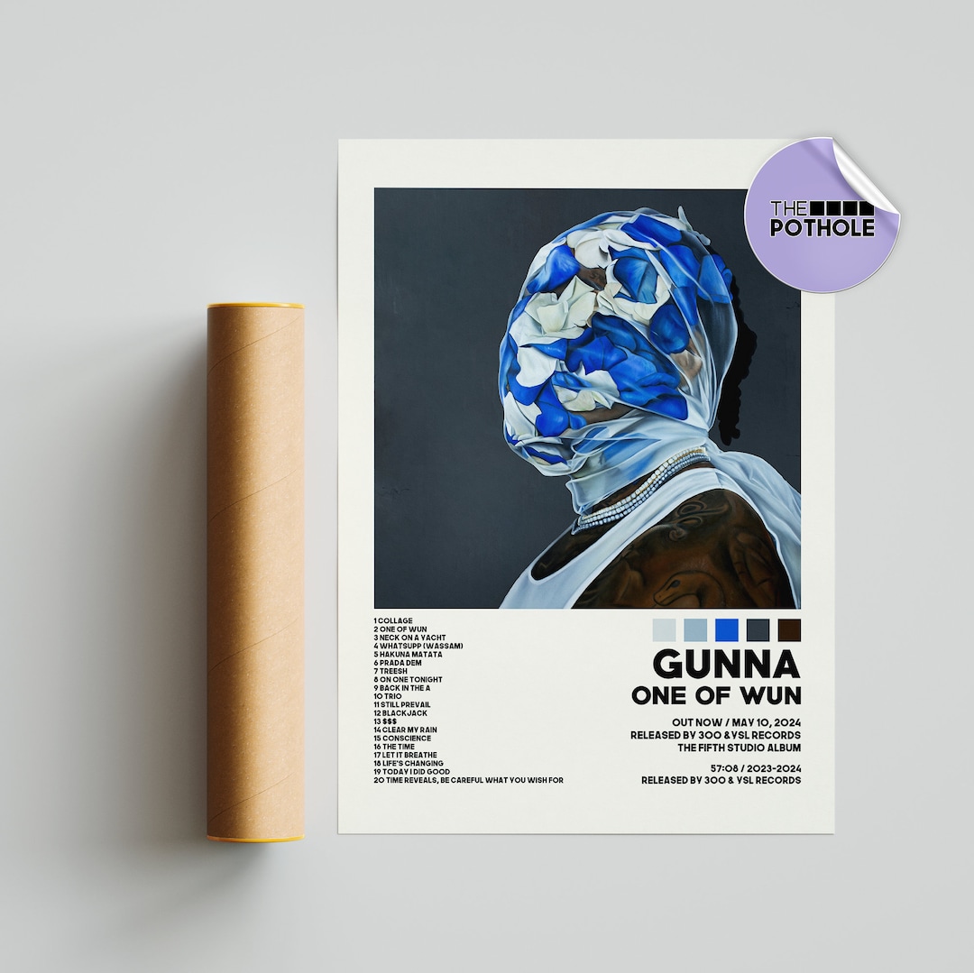 Gunna Poster One of Wun Poster Gunna, Tracklist Album Cover Poster ...