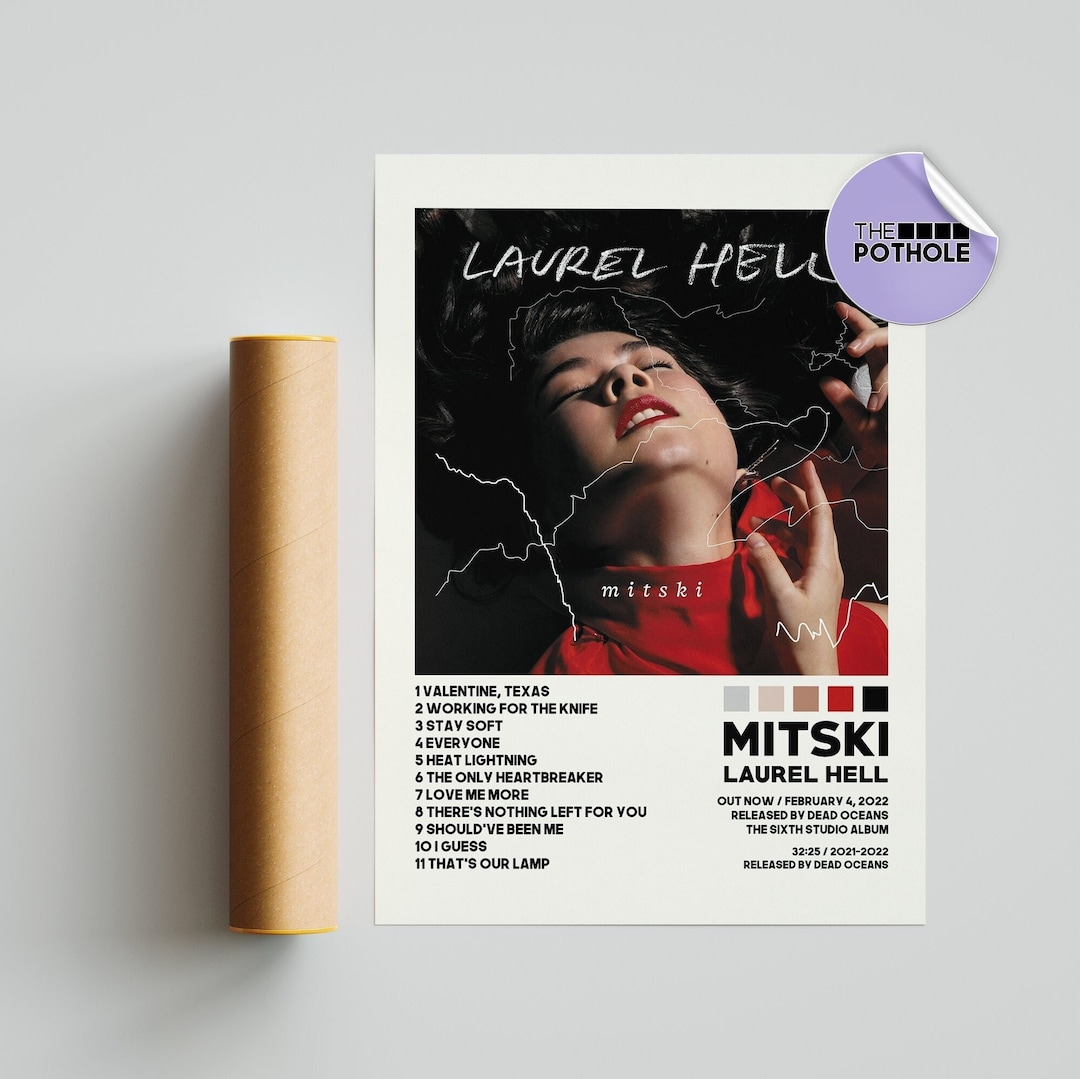 Mitski Posters / Laurel Hell Poster / Mitski / Album Cover Poster ...