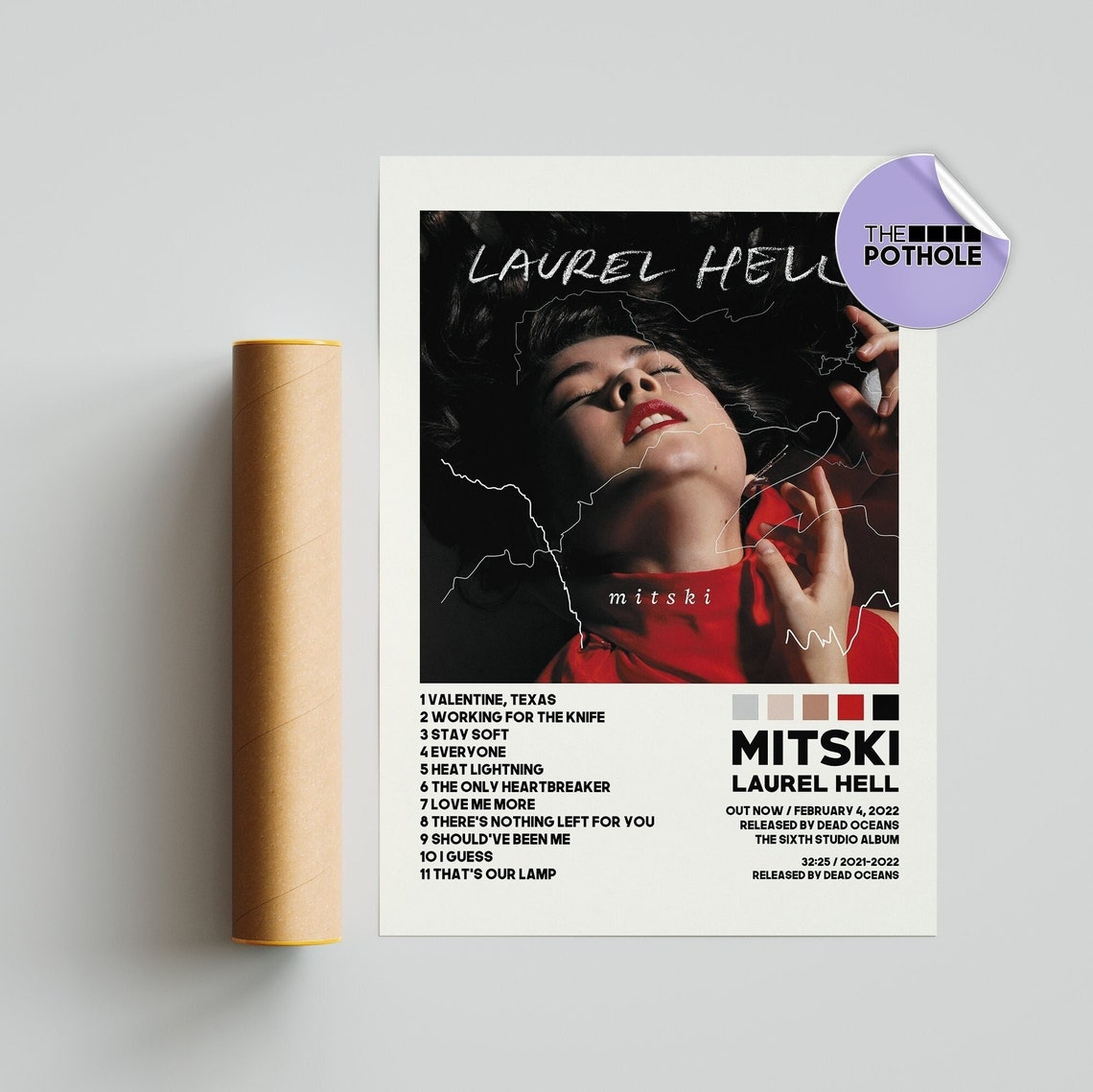 Mitski Posters / Laurel Hell Poster / Mitski / Album Cover Poster, Poster Print Wall Art, Custom ...
