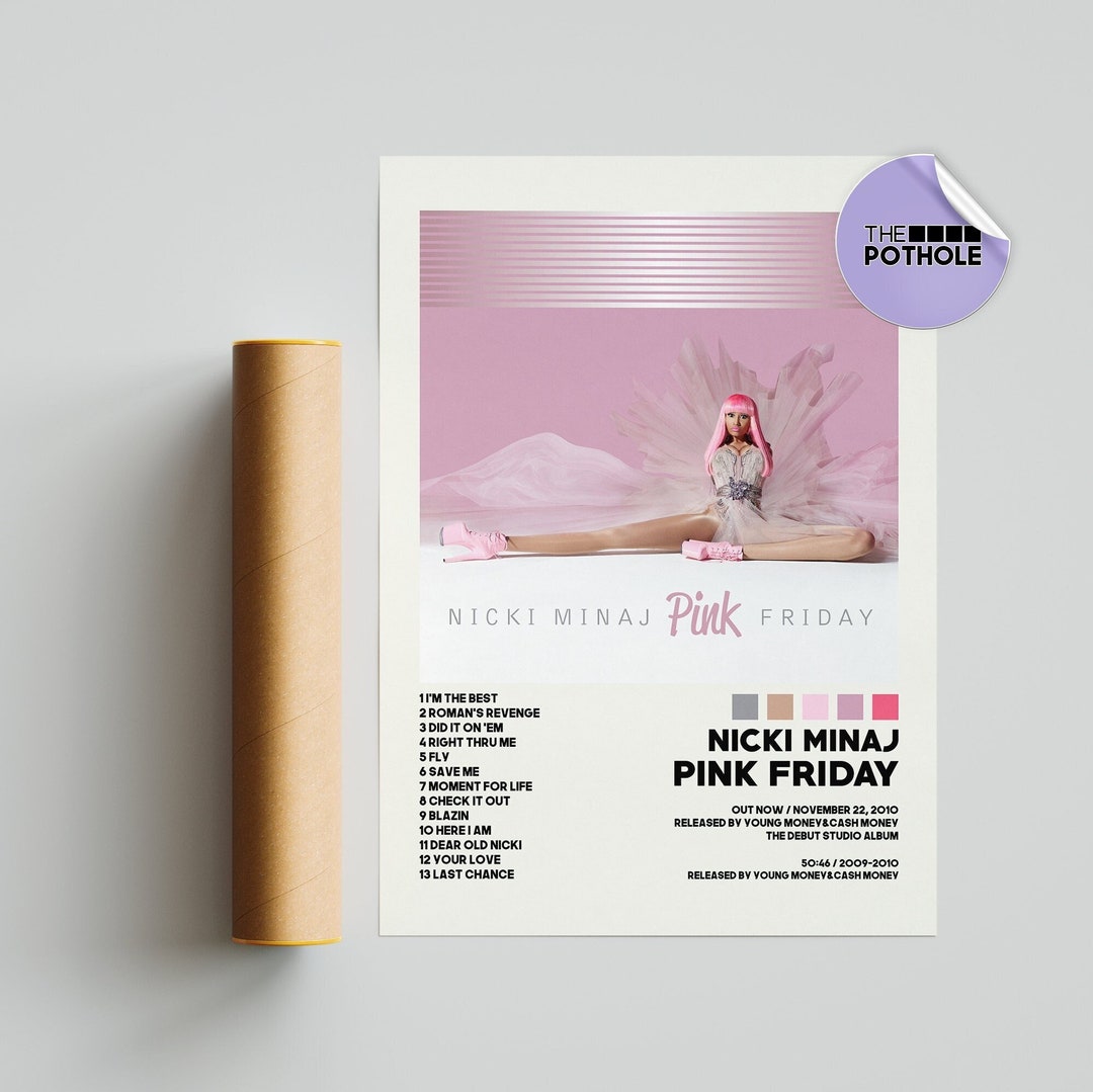 Nicki Minaj Posters / Pink Friday Poster, Tracklist Album Cover Poster ...