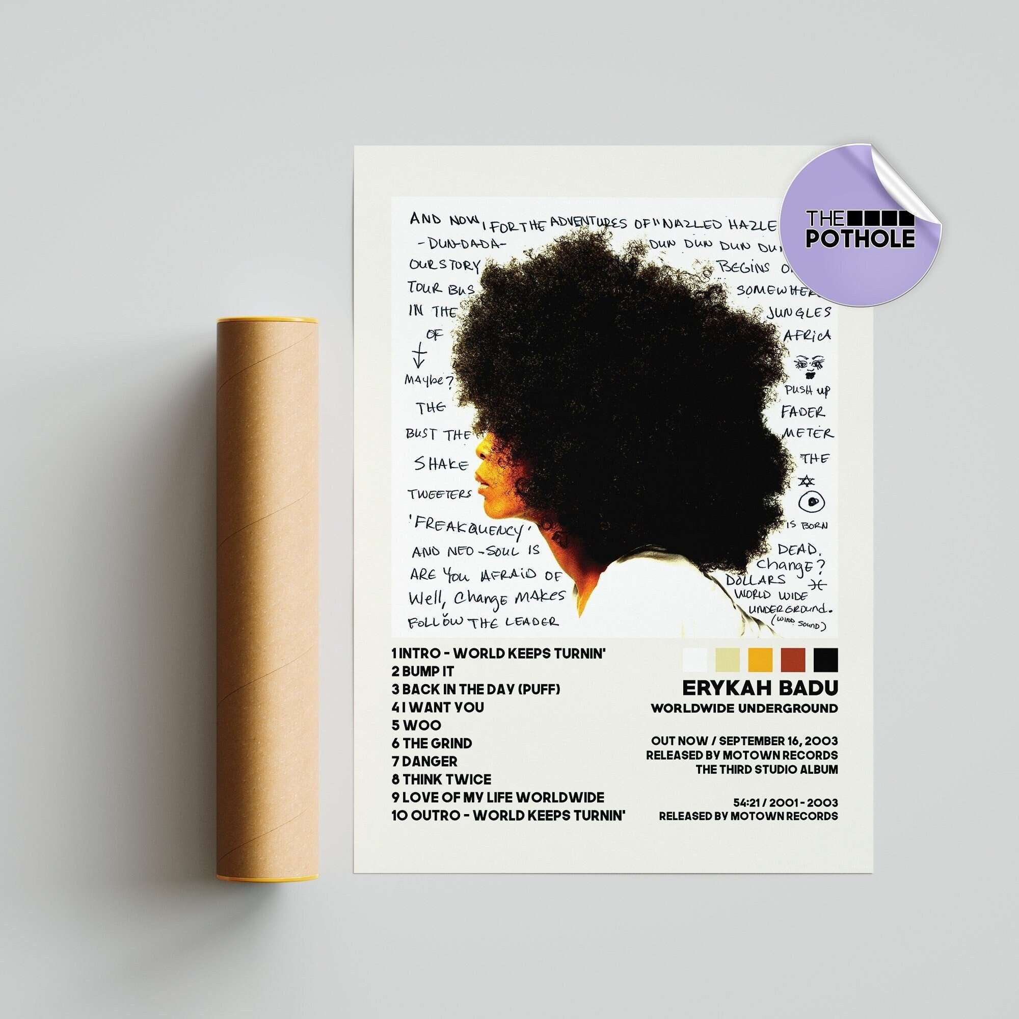 Erykah Badu Posters / Worldwide Underground Poster, Erykah Badu ...