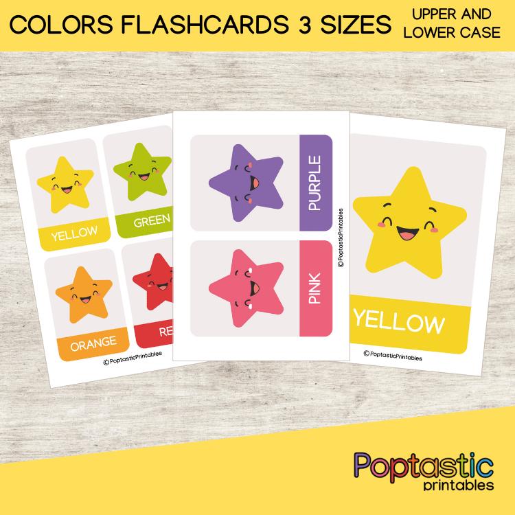 Learning Colors Flashcards Colours Educational Flash Cards Uk and ...