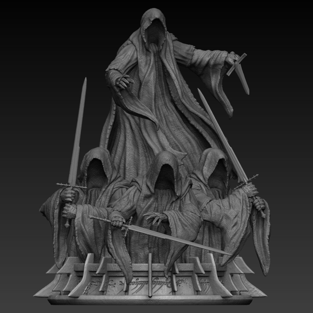 Nazgul Group Statue Grey 34 Cm the Lord of the Rings - Etsy