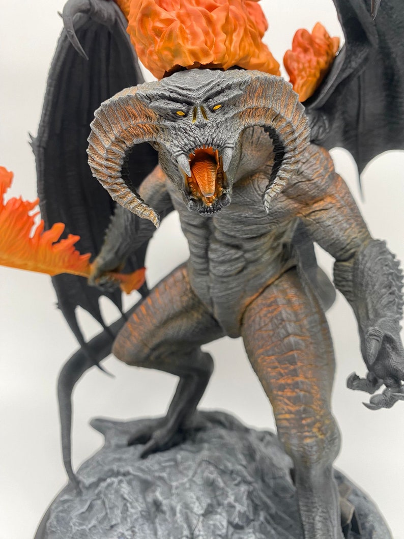 Balrog Statue 34 Cm the Lord of the Rings - Etsy