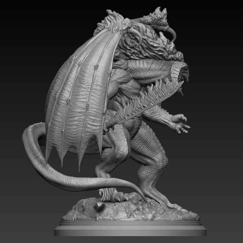 Balrog Statue Grey 34 Cm the Lord of the Rings - Etsy