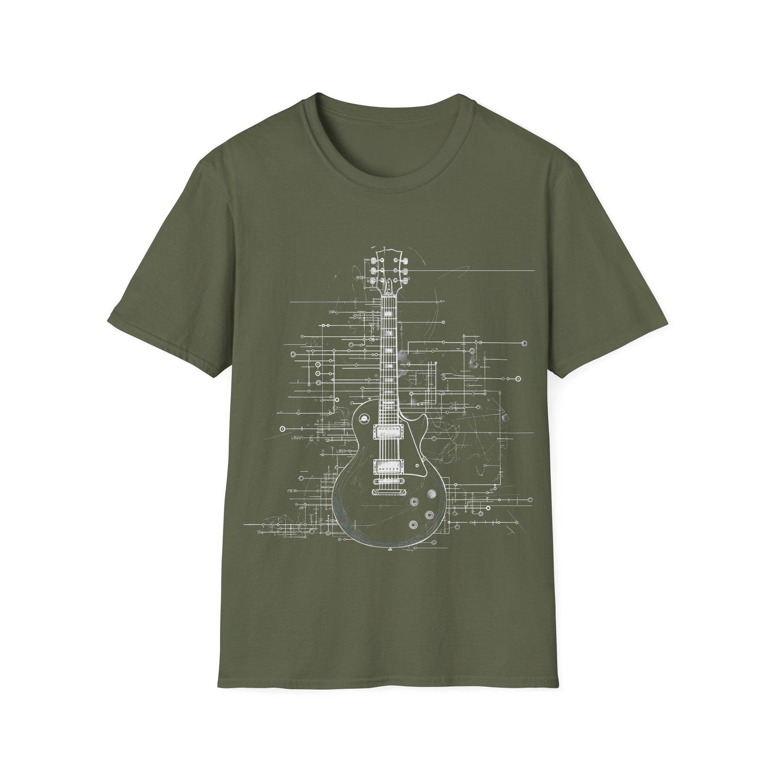 Electric Guitar Tshirt, Musician Tee, Musical Instrument Shirt, Guitar ...