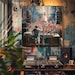Festival Dj Claude Monet Style Wall Print | EDM Poster for Djs | Gift ...