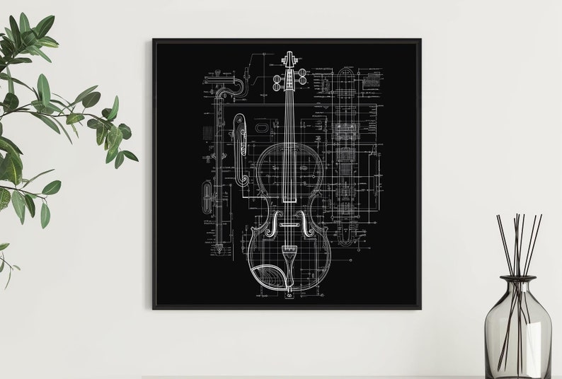 Cello High Tech Photo Art Paper Poster Music Wall Print Classical Music ...