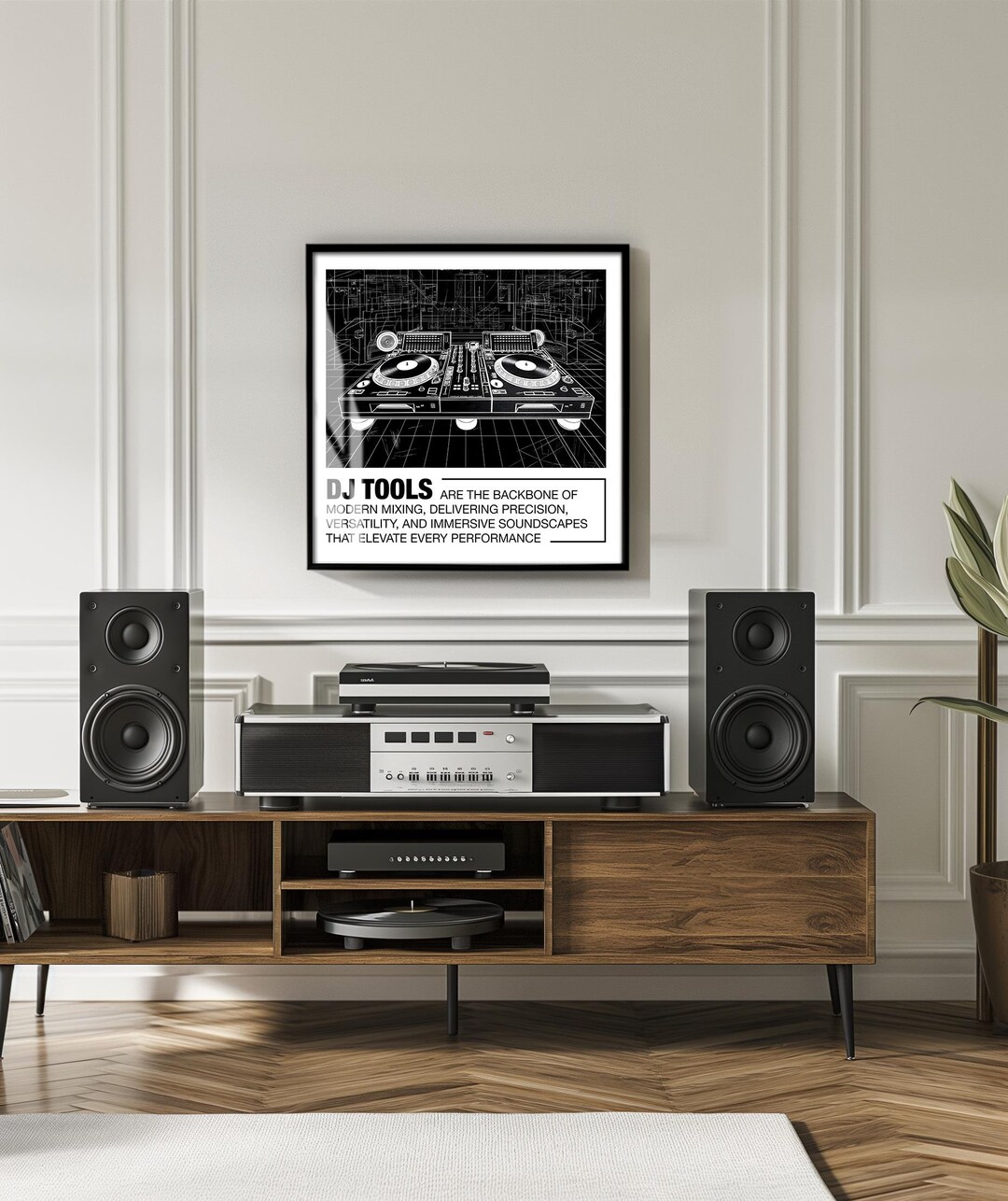 DJ Tools High Tech Black Photo Art Paper Poster | Wall Art for Djs ...