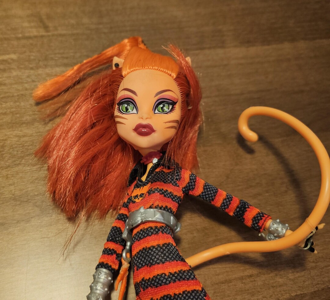 Monster High Cat Tastrophe Toralei Doll Mattel With Clothes, Shoes, #39 ...