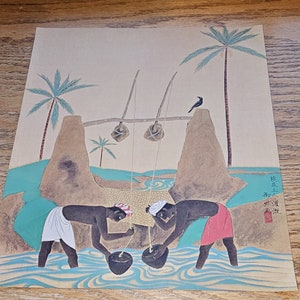 1940s-50s Japanese Color Print Suitable for Framing - Etsy