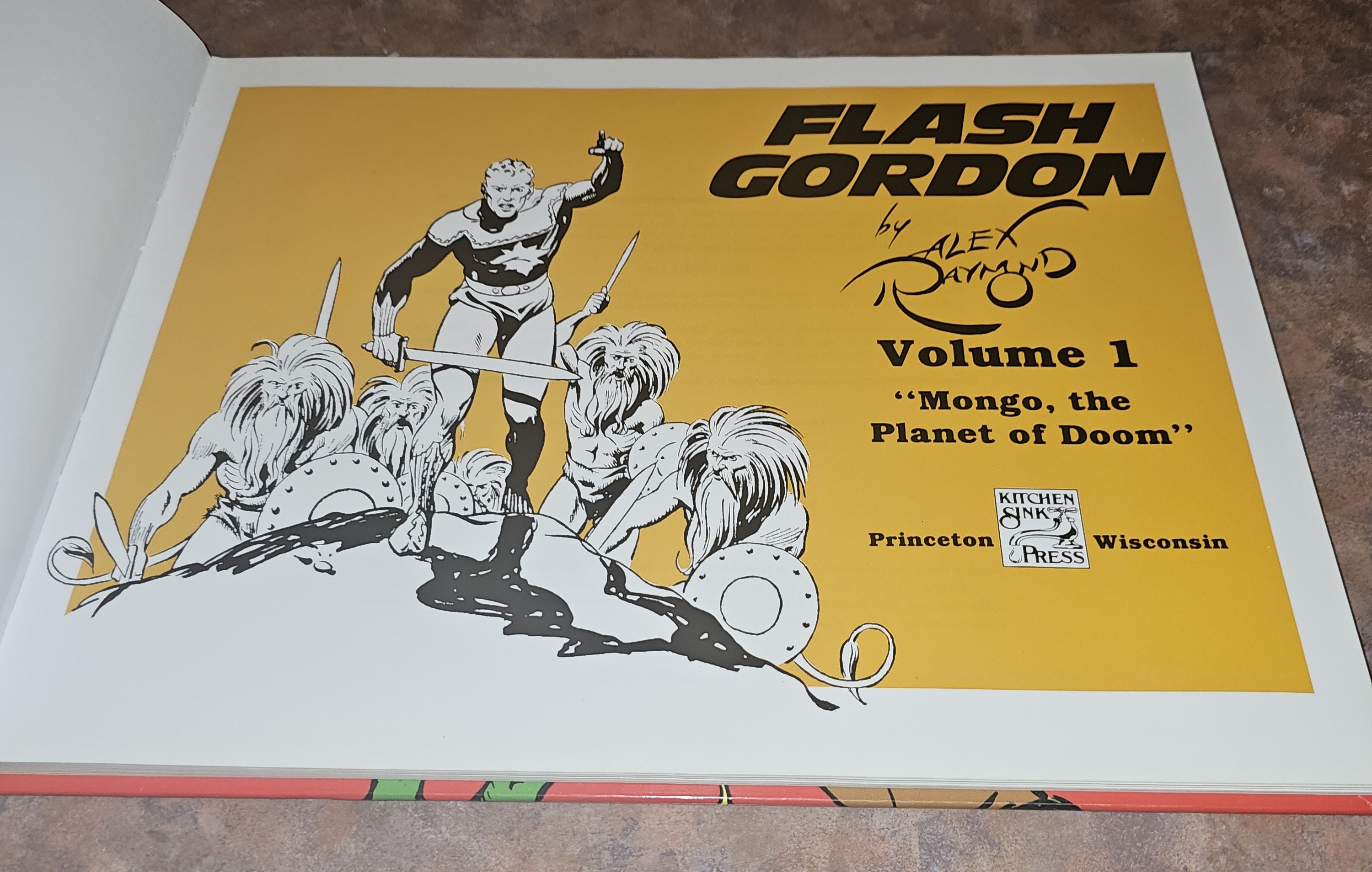 Flash Gordon: Mongo, the Planet of Doom - 1990 Hardcover Comic Strip ...