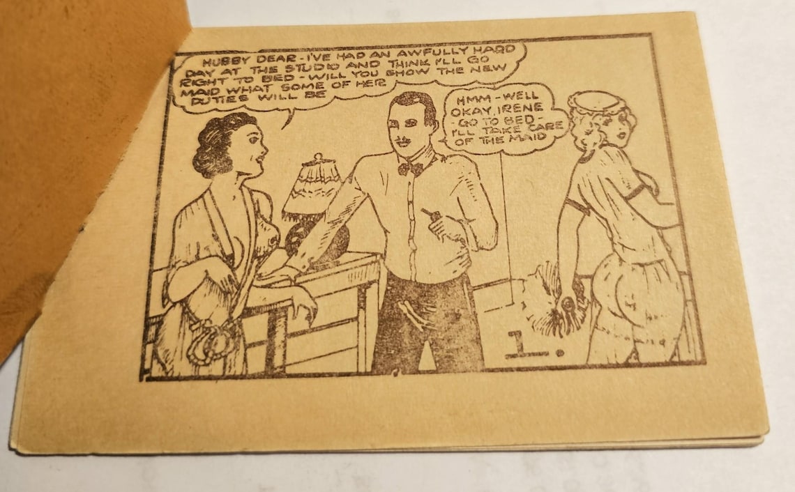 1940s Tijuana Bible 8 Pager Adult Comic Irene Dumb 177 Etsy
