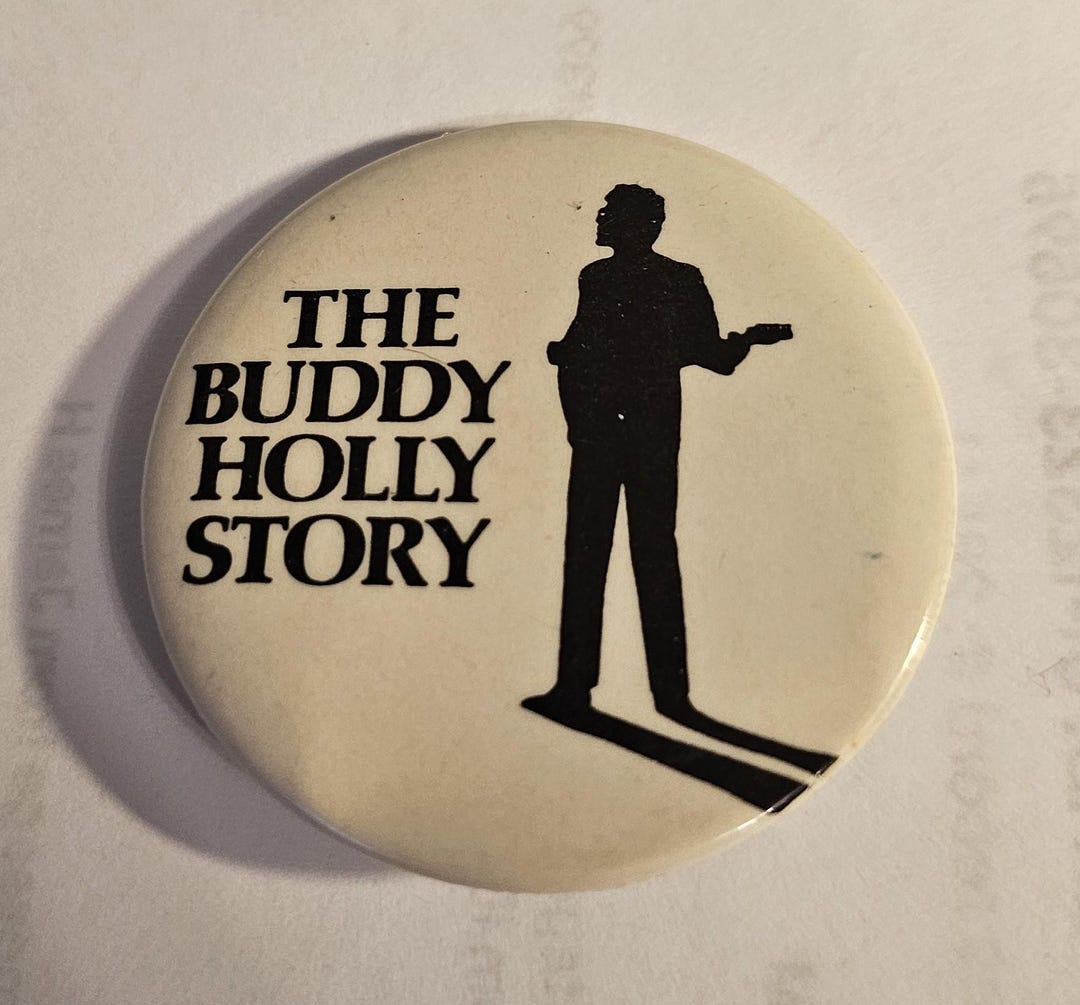 Vintage the Buddy Holly Story Movie Pinback Button #985 - Etsy