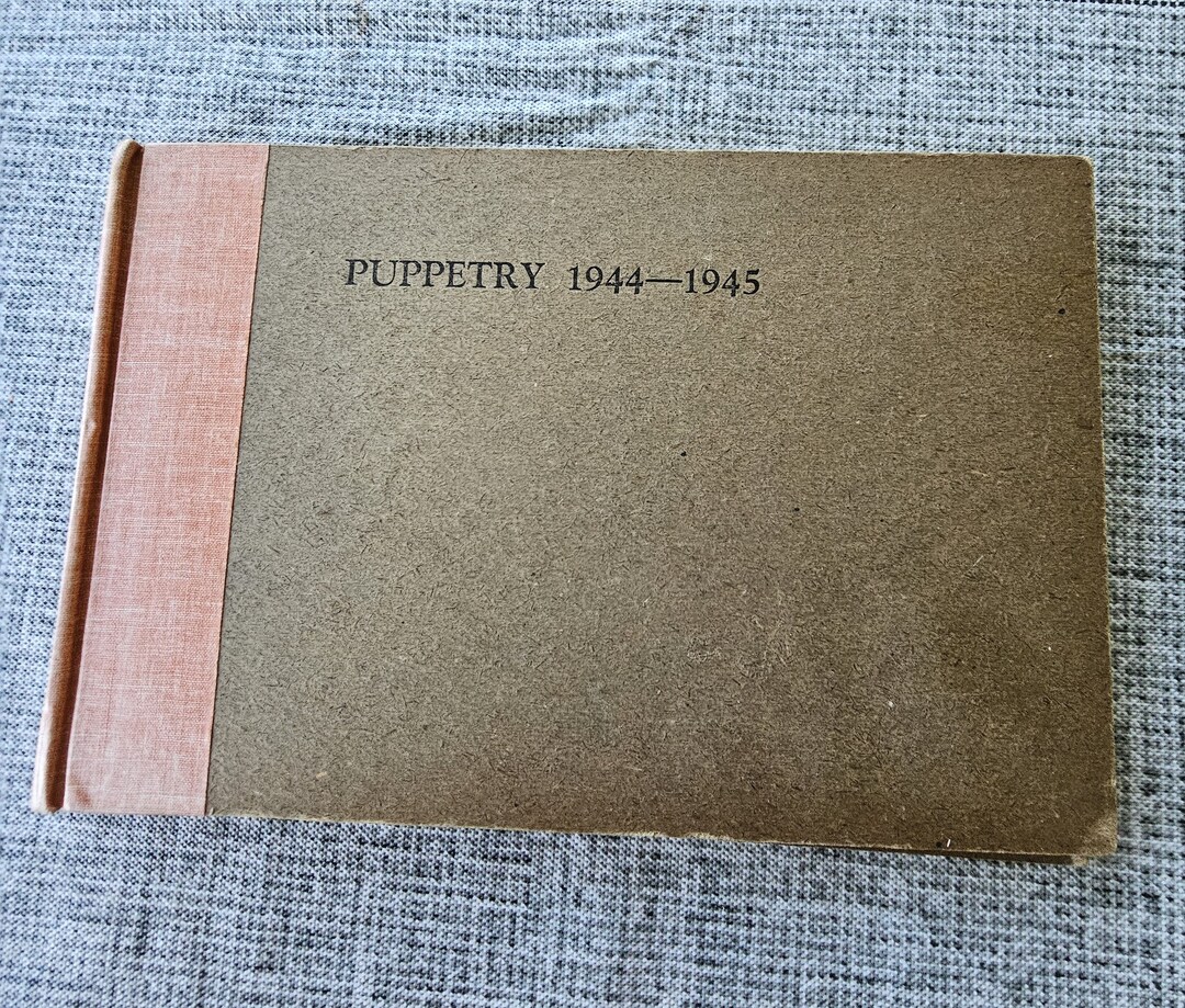 Puppetry 1944-1945 Hardcover Book Published by Puppeteers of America - Etsy