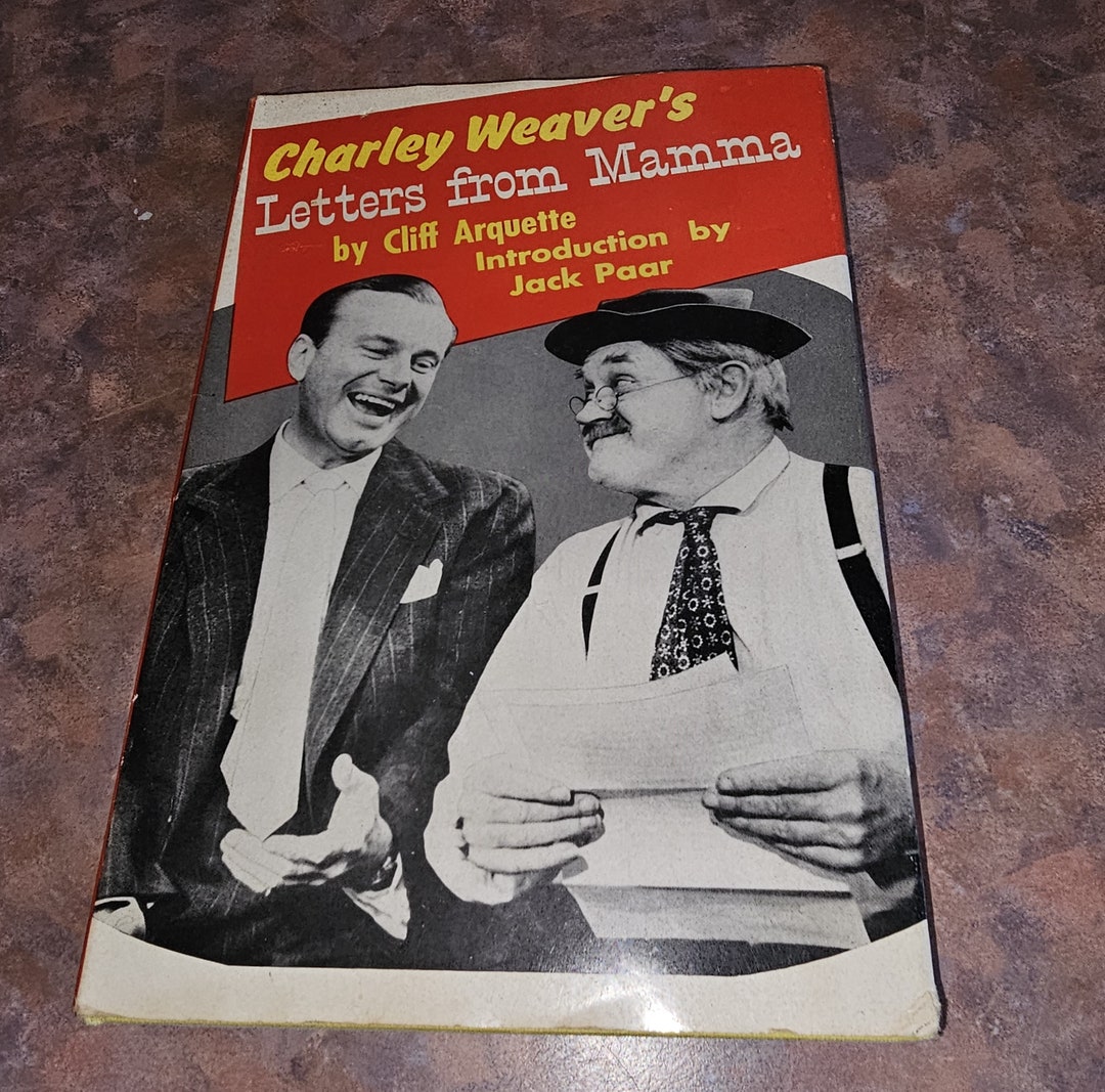 Charley Weaver's Letters From Mamma by Cliff Arquette Hardcover Book - Etsy