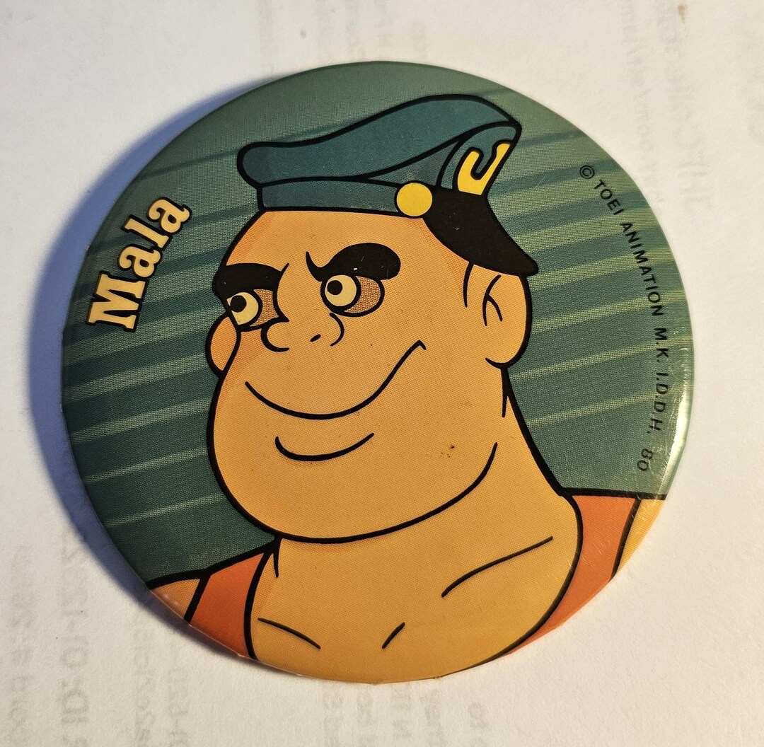Vintage 1978 Captain Flam ( Captain Future ) Cartoon Series Pinback ...