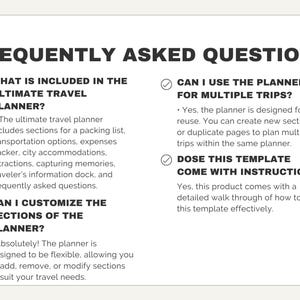 Ultimate Travel Planner With Packing List, Transportation Options ...