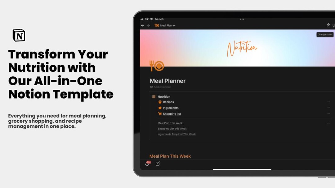 Meal Planner Deluxe: Organize Recipes, Shopping List, and Track ...